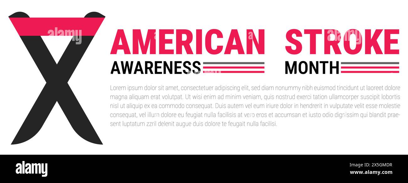 American Stroke Awareness month Stock Vector Image & Art - Alamy