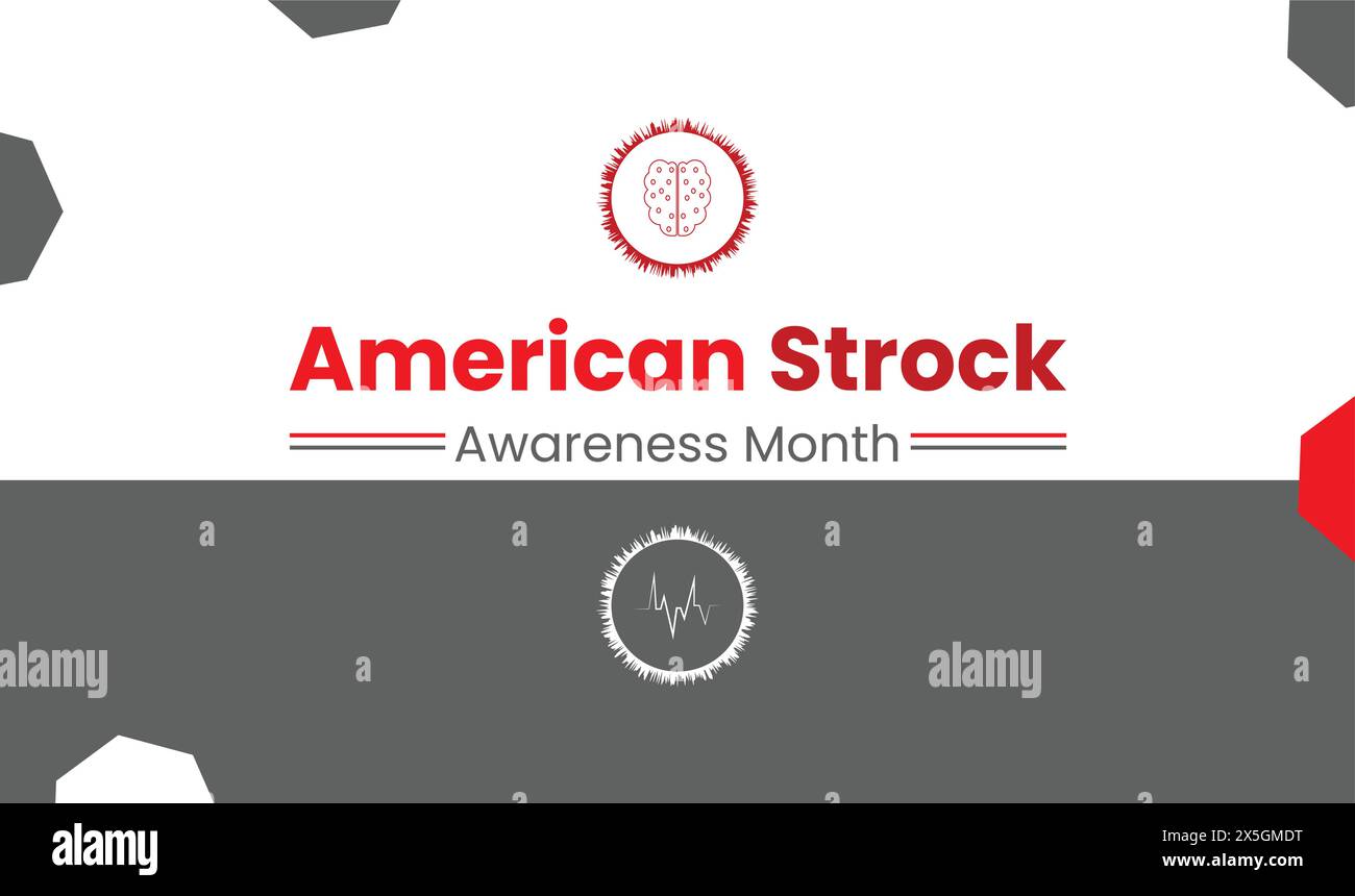 American Stroke Awareness month Stock Vector Image & Art - Alamy