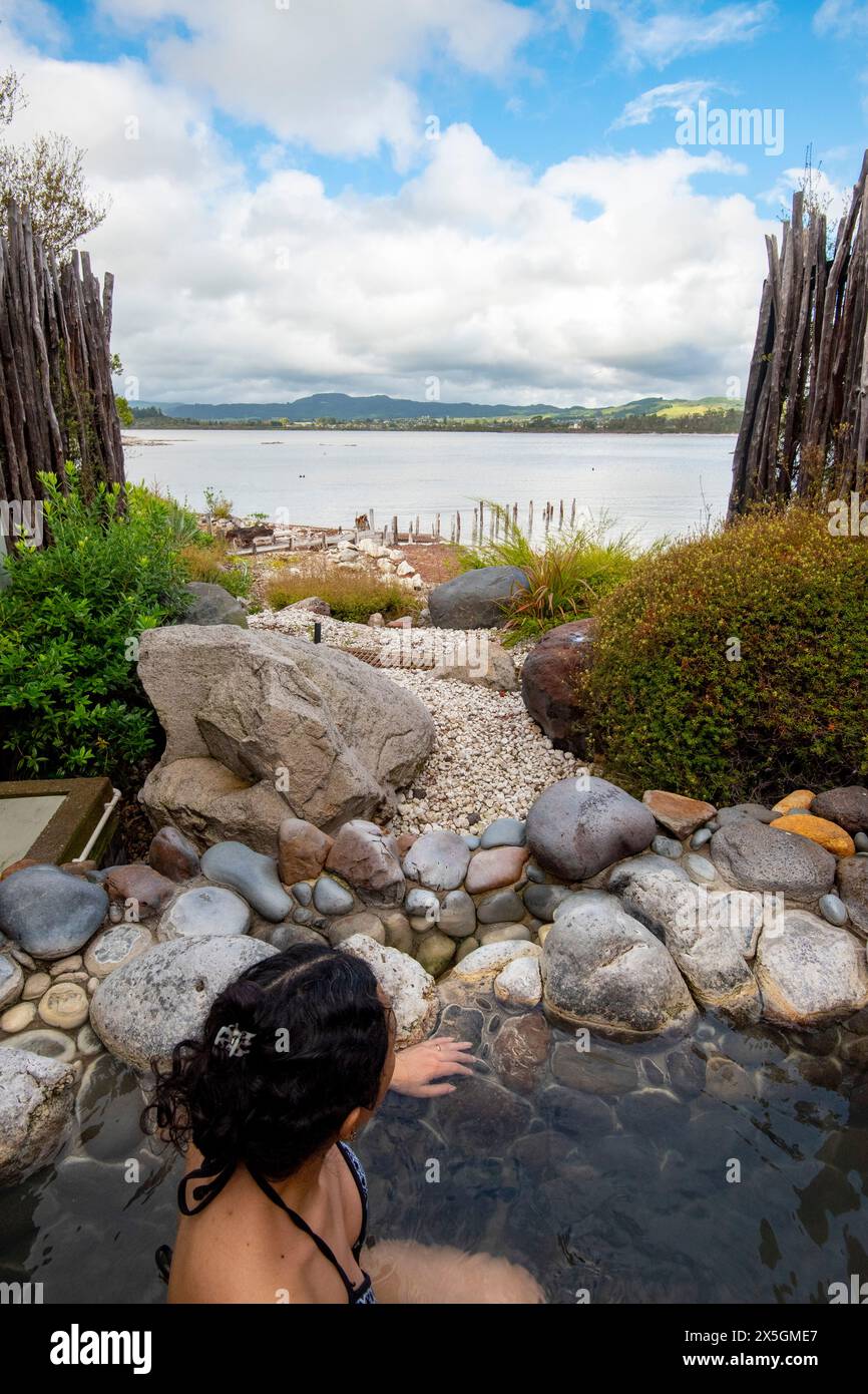 Geothermal Pool - New Zealand Stock Photo - Alamy
