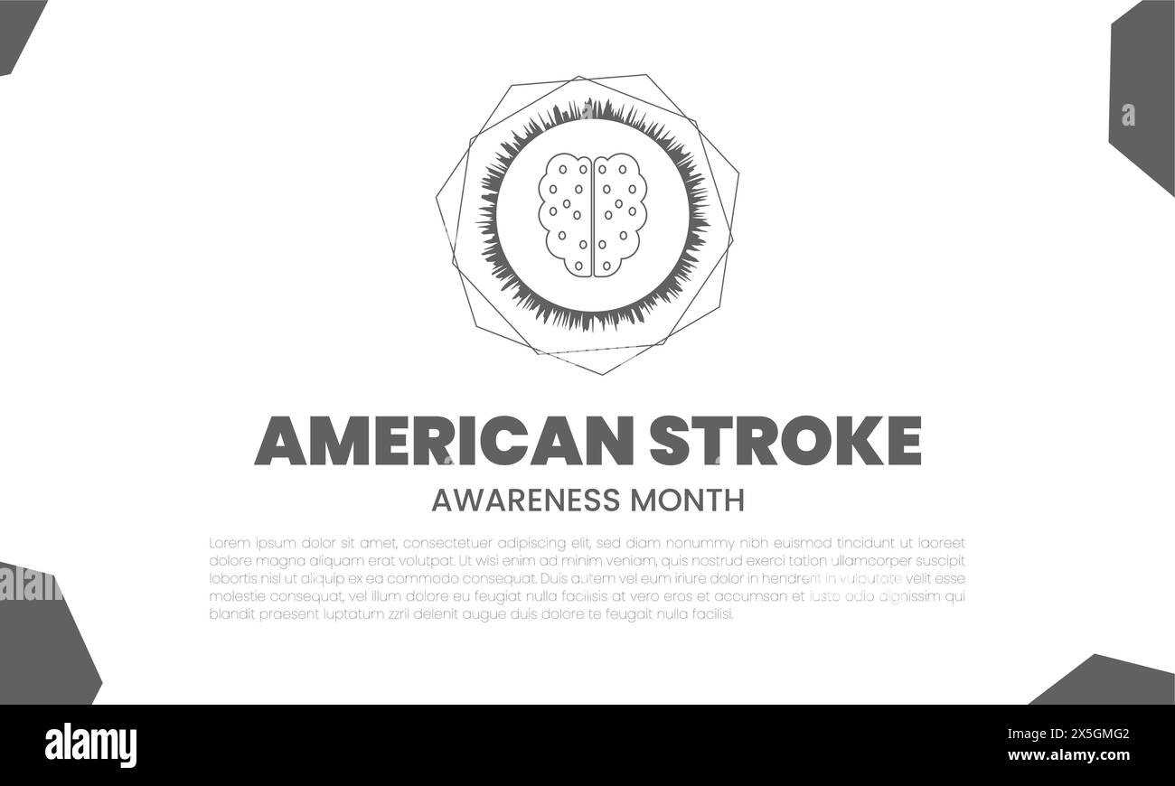 American Stroke Awareness month Stock Vector Image & Art - Alamy