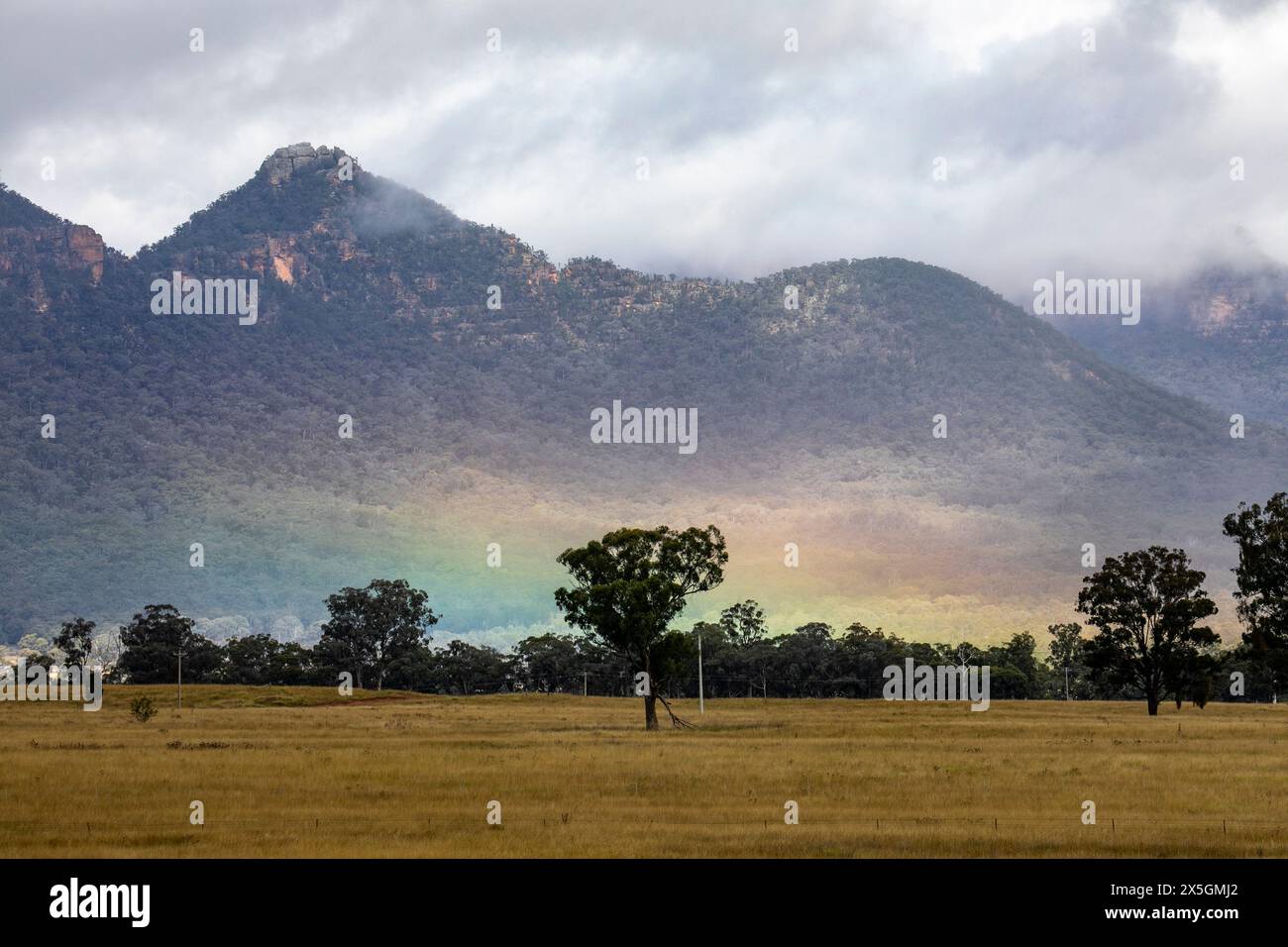 Wollemi national park in Australia with sandstone rainbow view of ...