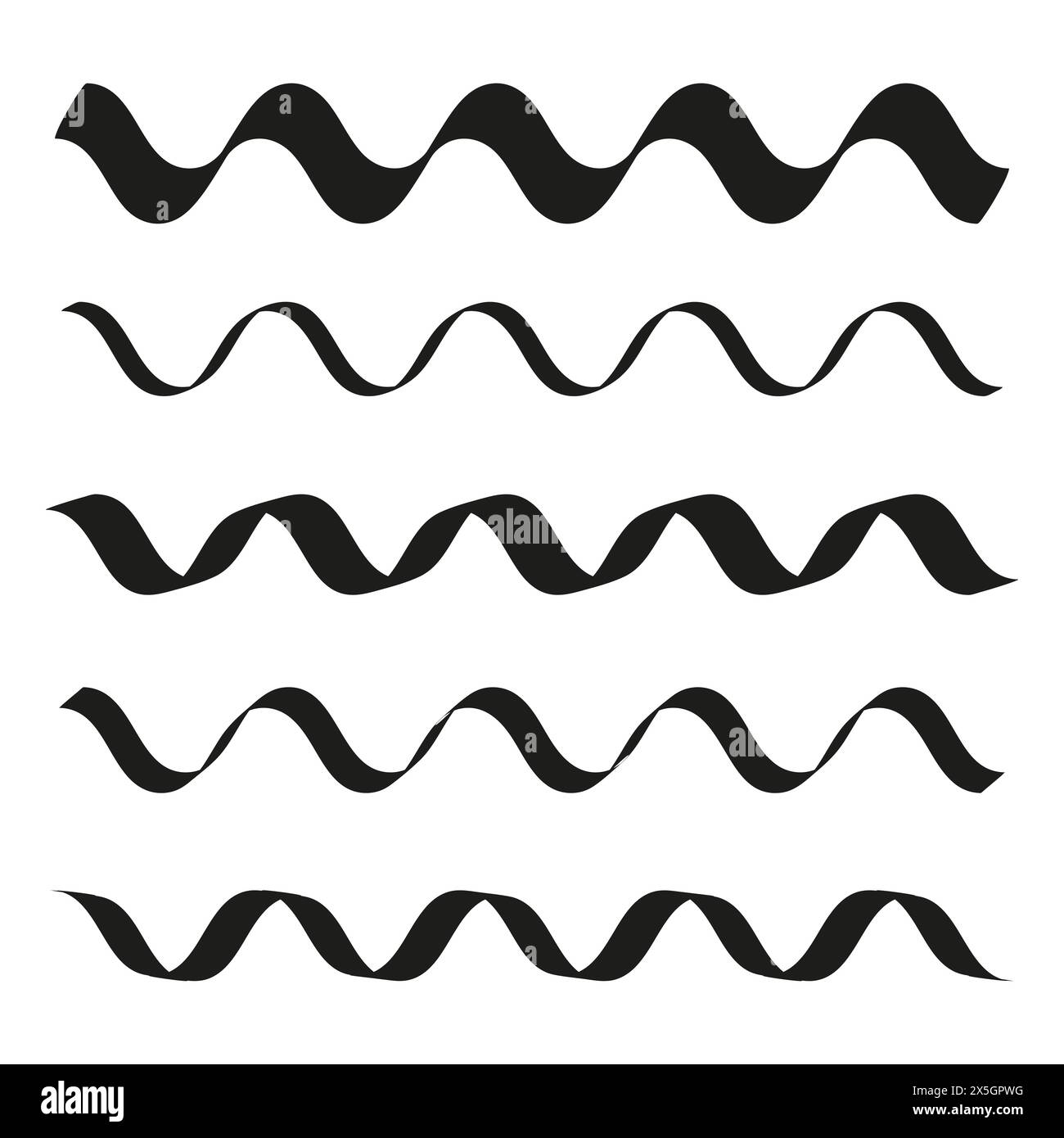 Uniform wave pattern vector hi-res stock photography and images - Alamy