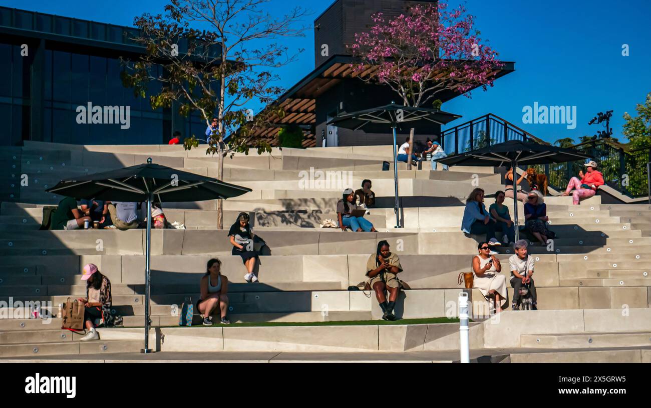 The Culver Steps in Culver City, California, United States. People ...