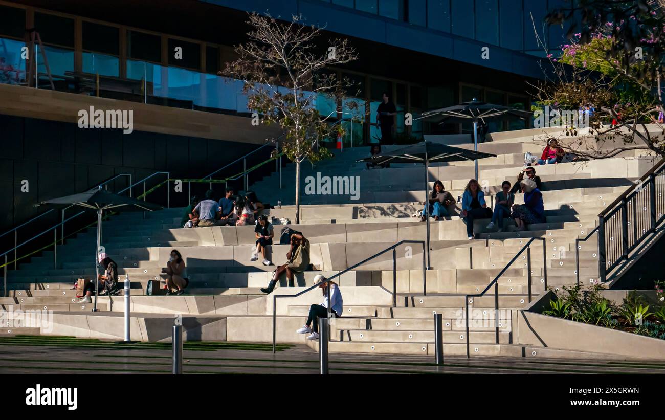 The Culver Steps in Culver City, California, United States. People ...