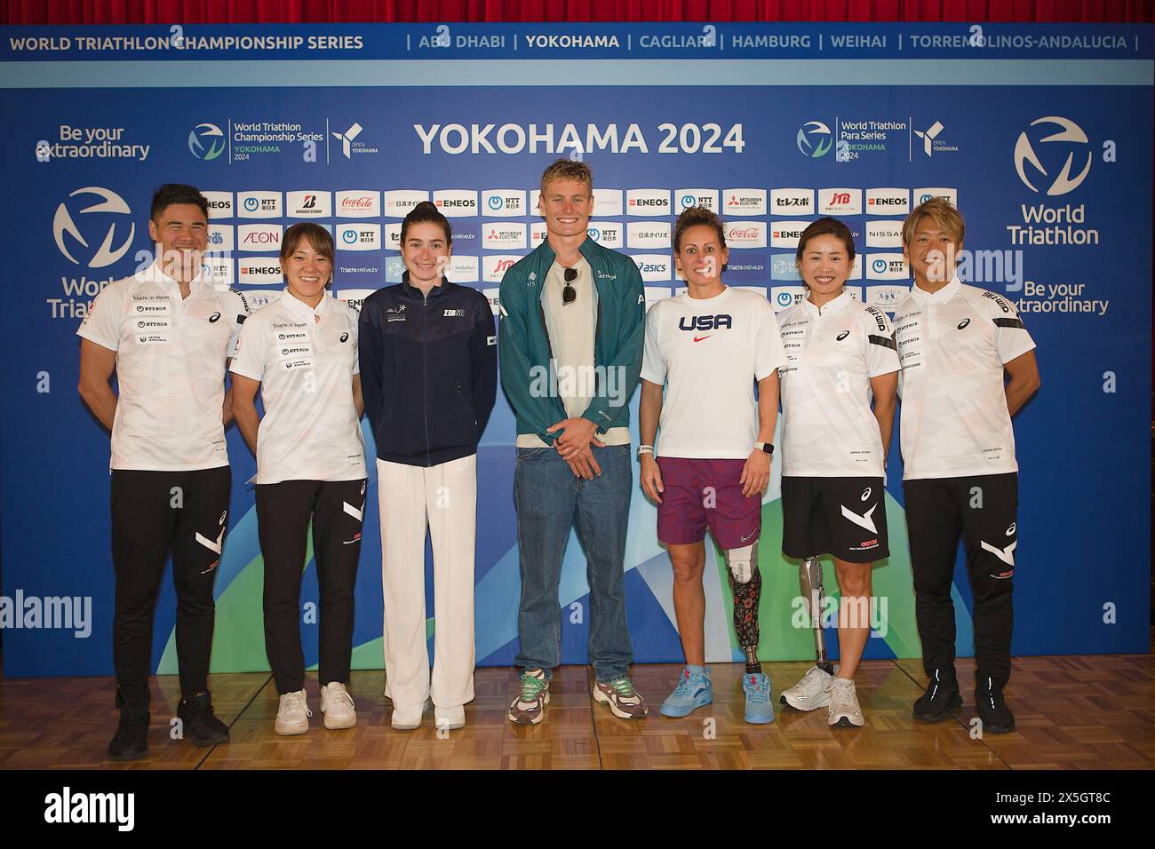 2024/05/09, Yokohama, v.l. Kenji Nener JPN, Yuko Takahashi JPN, Emma ...