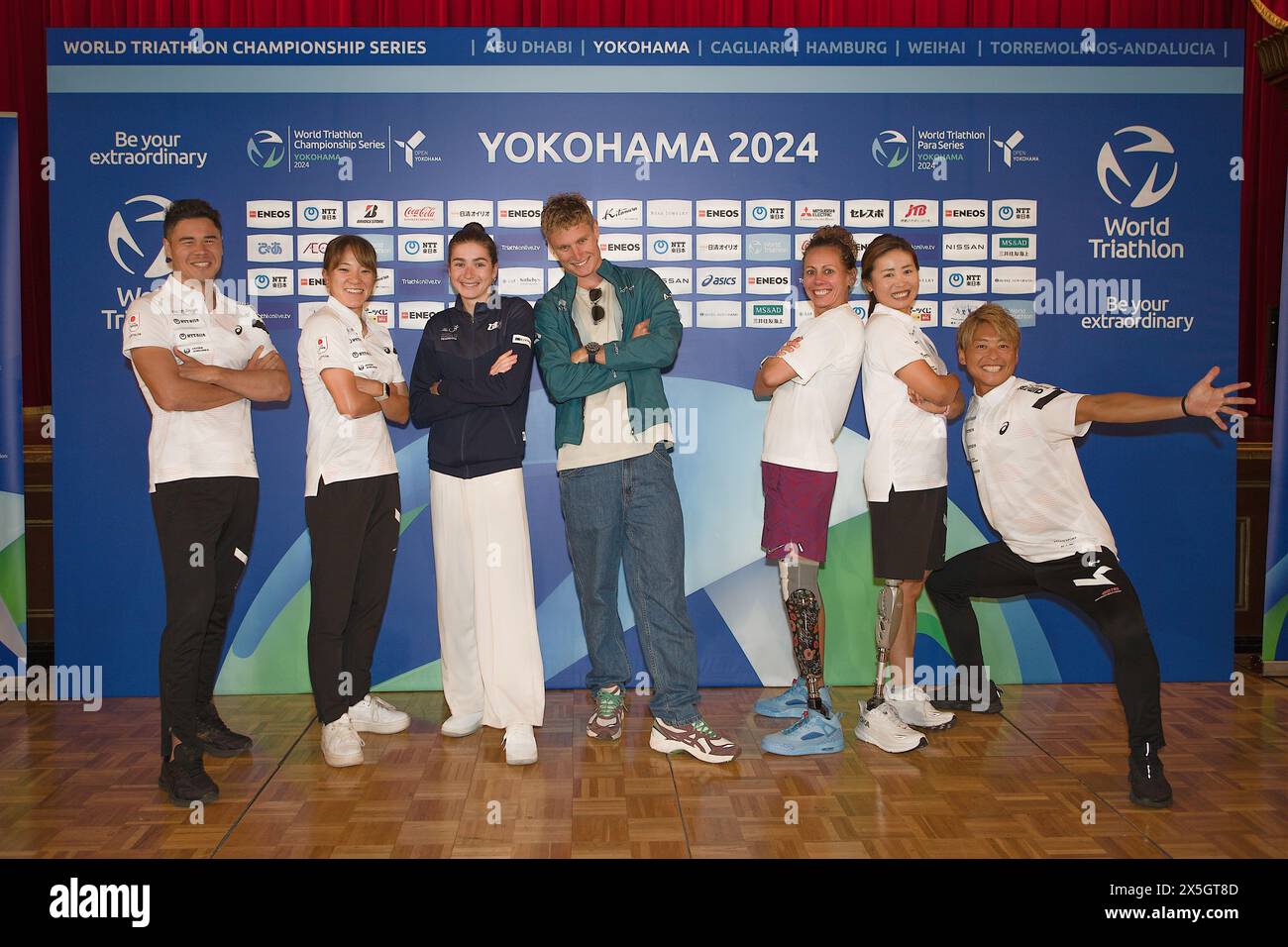 2024/05/09, Yokohama, v.l. Kenji Nener JPN, Yuko Takahashi JPN, Emma ...