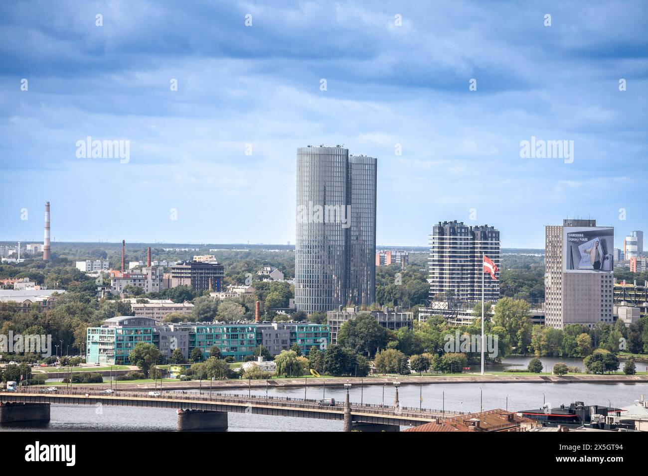 Picture of the business district skyline of skyscrapers of the kipsala ...