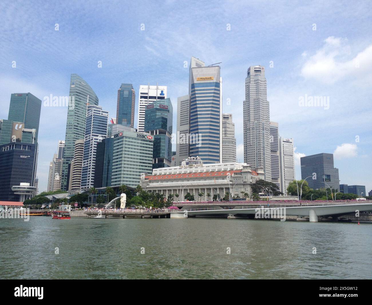 Raffles Hotel and Singapore Stock Photo - Alamy