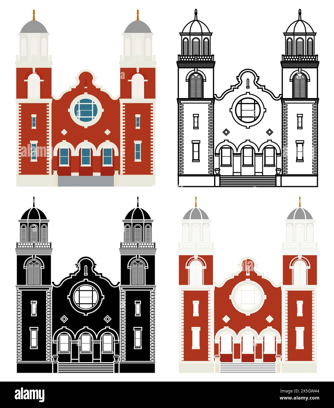 The black chapel Cut Out Stock Images & Pictures - Alamy