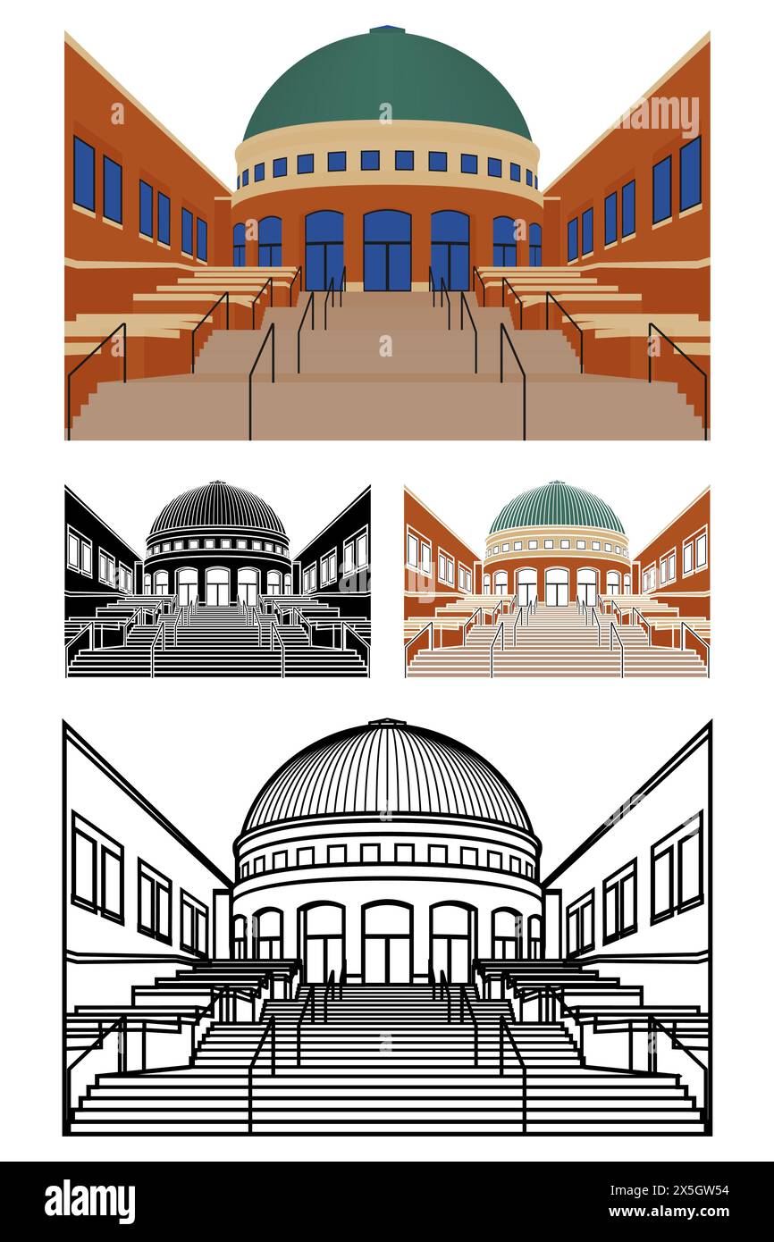 American civil rights movement landmark Stock Vector Images - Alamy