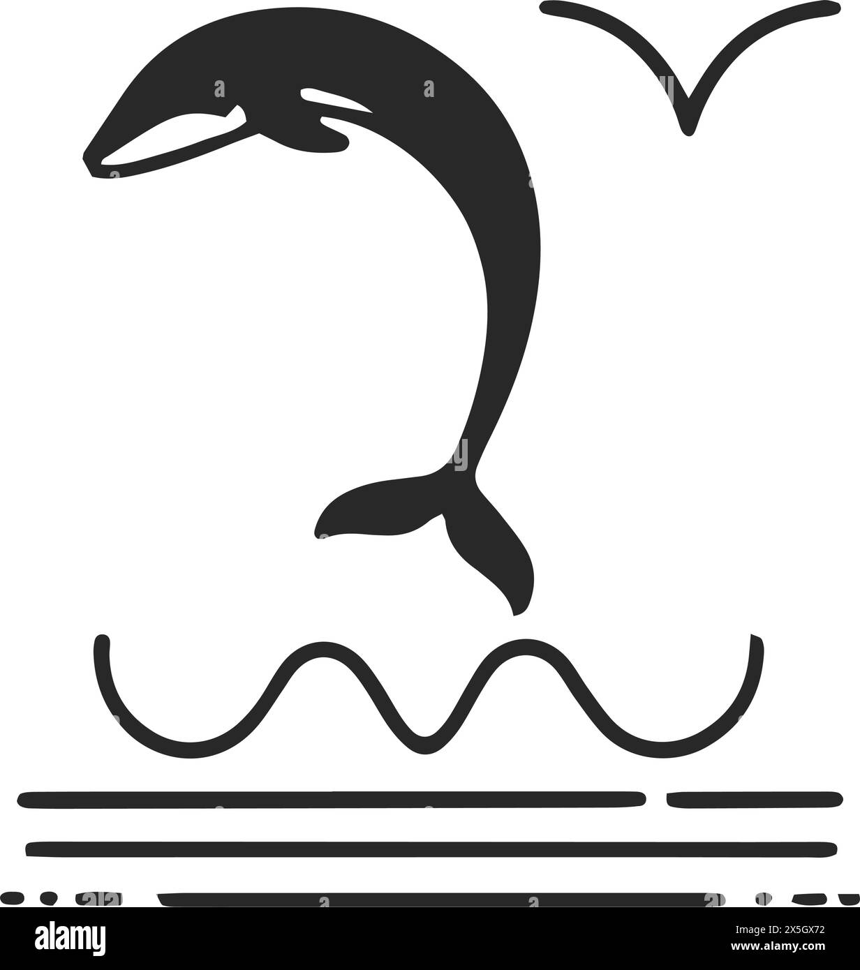 Whale inspired Stock Vector Images - Alamy