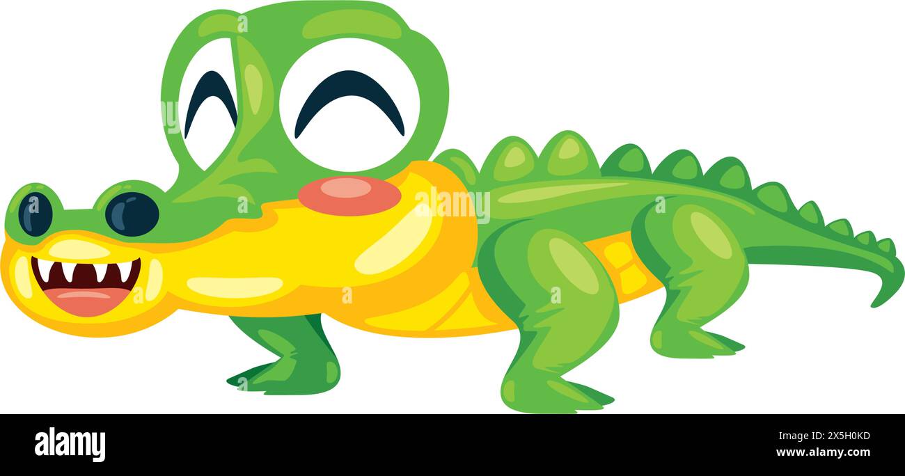 crocodile wildlife cartoon Stock Vector Image & Art - Alamy