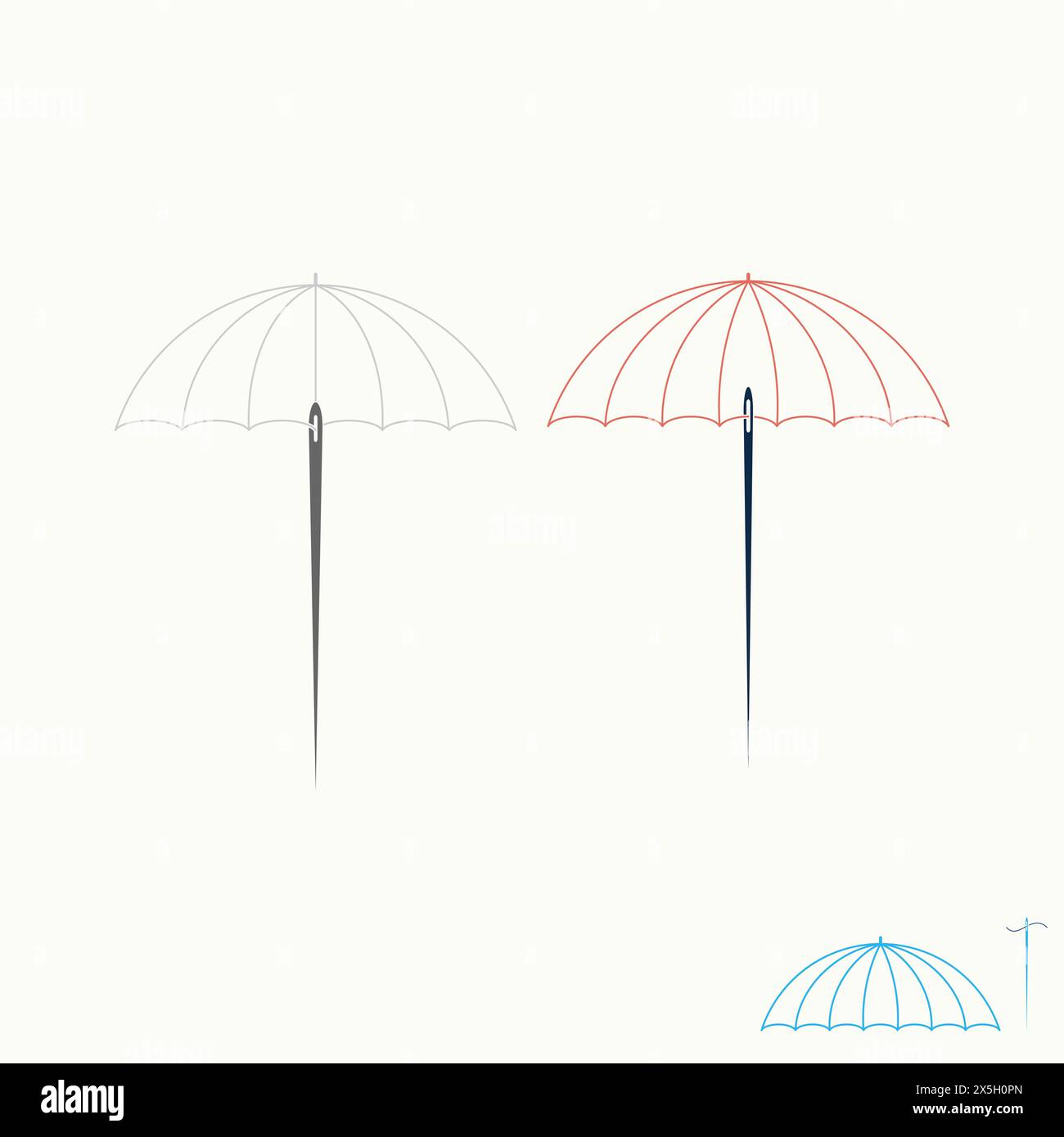 Sewing concept machine mannequin Cut Out Stock Images & Pictures - Alamy