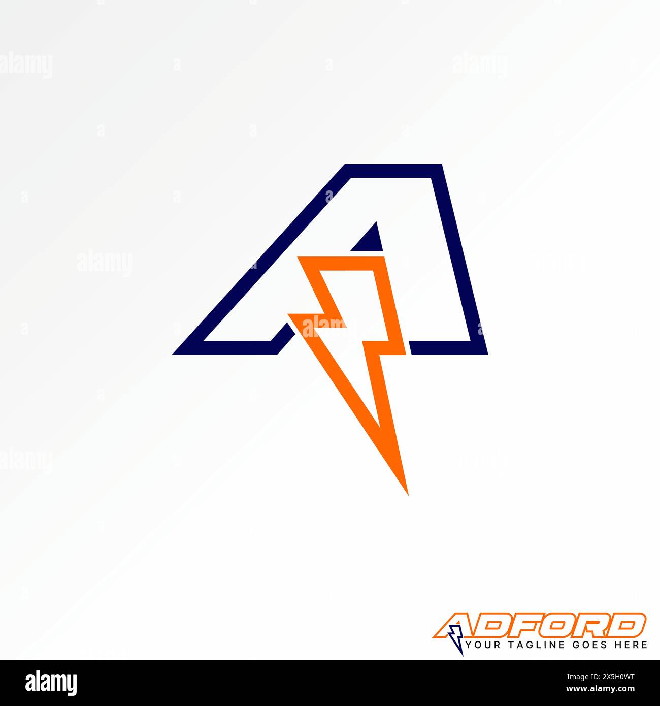 Logo design graphic concept creative vector premium stock letter ...