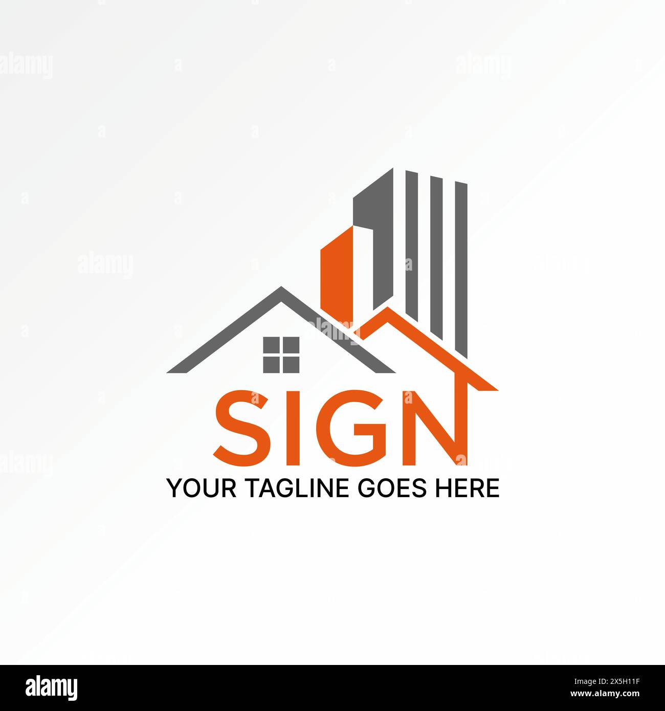 Logo design graphic concept creative vector premium stock abstract word ...