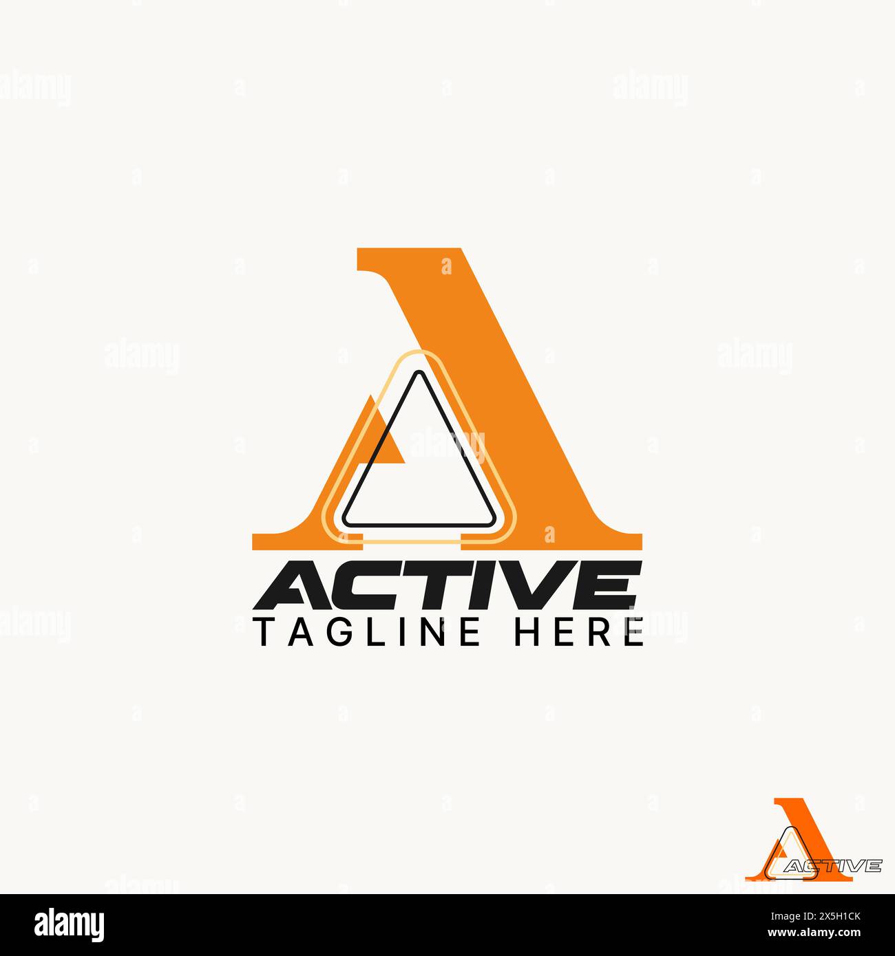 Logo design graphic concept creative vector premium stock unique abstract letter initial A font ...