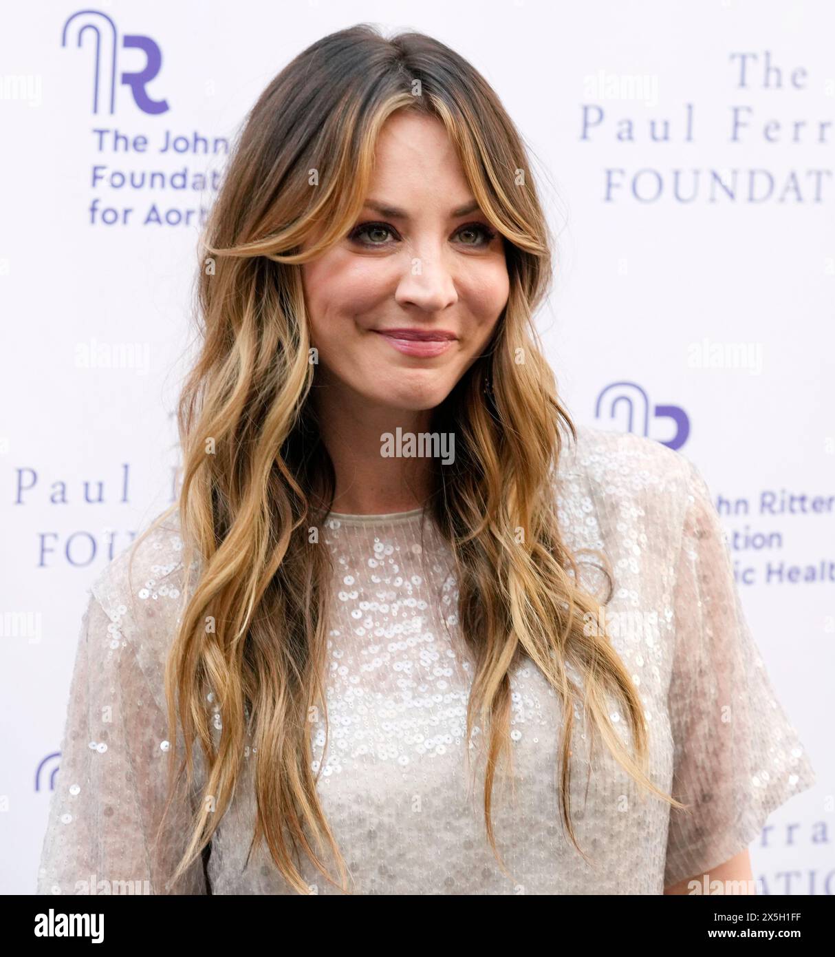 Kaley Cuoco poses at the John Ritter Foundation for Aortic Health's ...