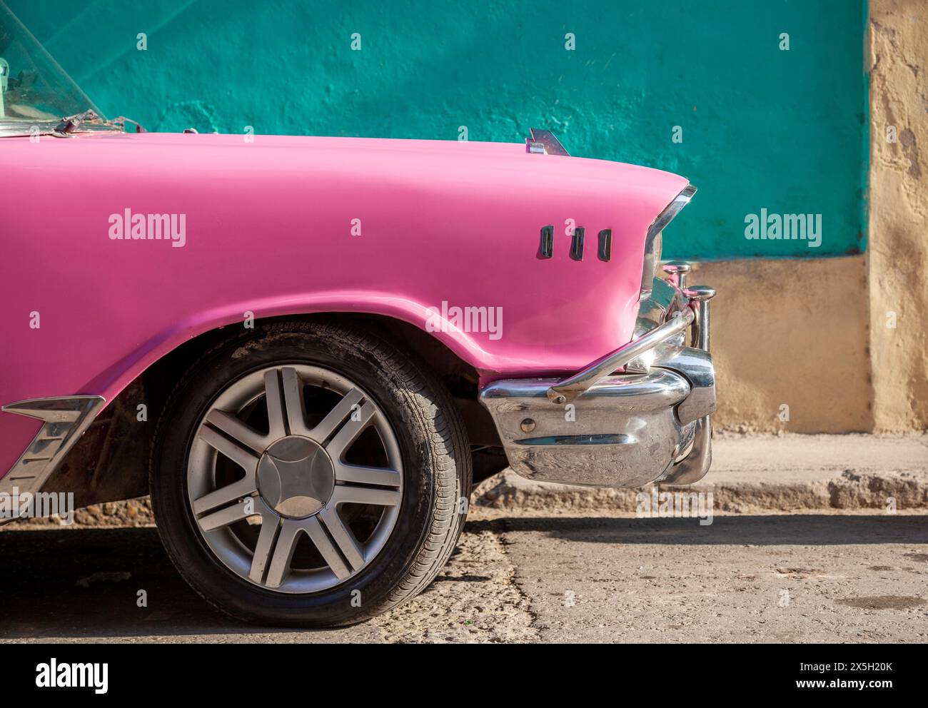 1957 Chevrolet Bel Air Hardtop, among the many pre-embargo vehicles ...
