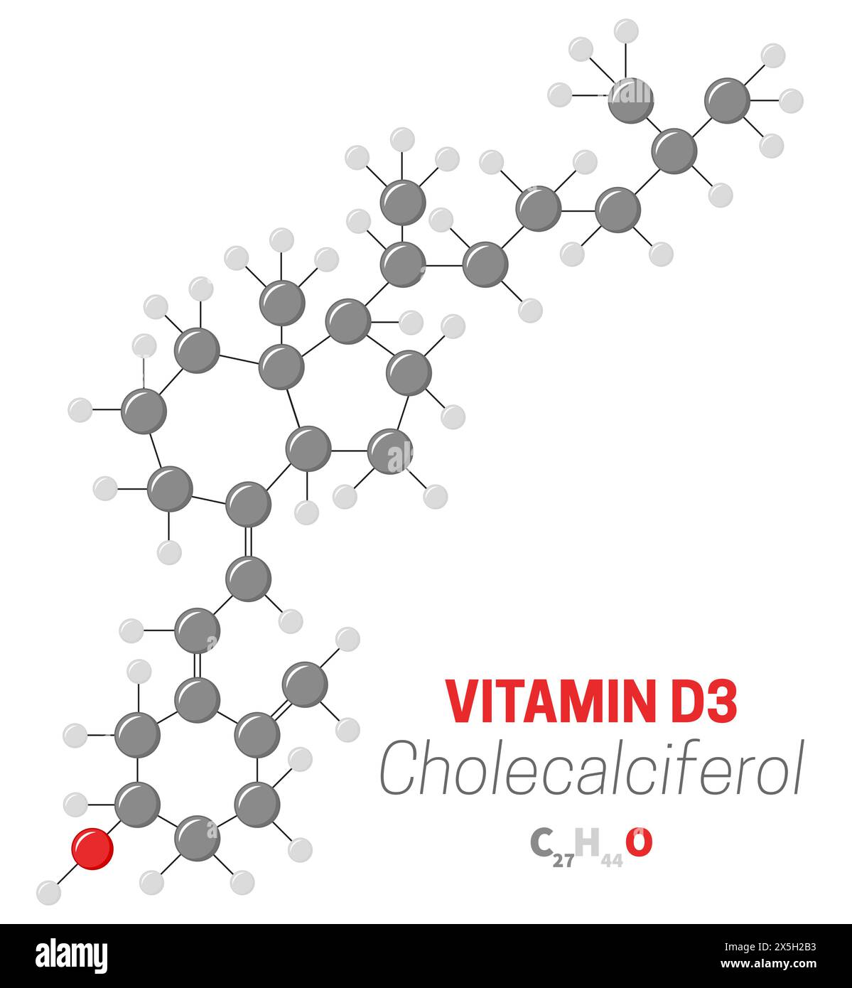 Vitamin d3 cholecalciferol molecule hi-res stock photography and images ...