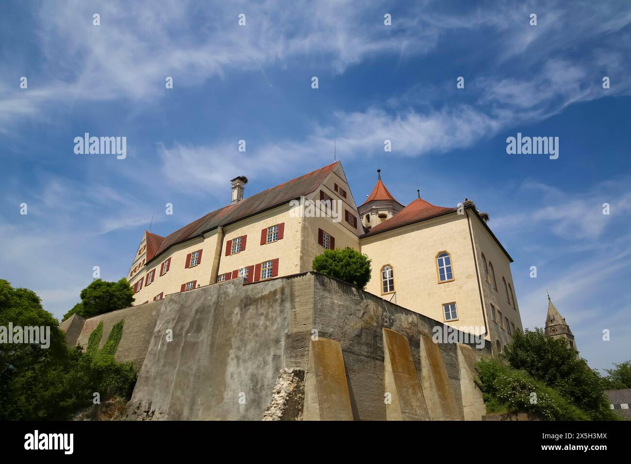Brenz Castle, Renaissance castle from the 17th century, landmark of the ...