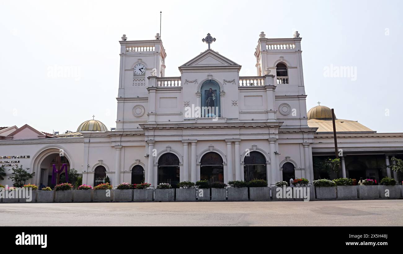 View of St. Anthony's Shrine, Kochchikade, Colombo, Sri Lanka Stock ...