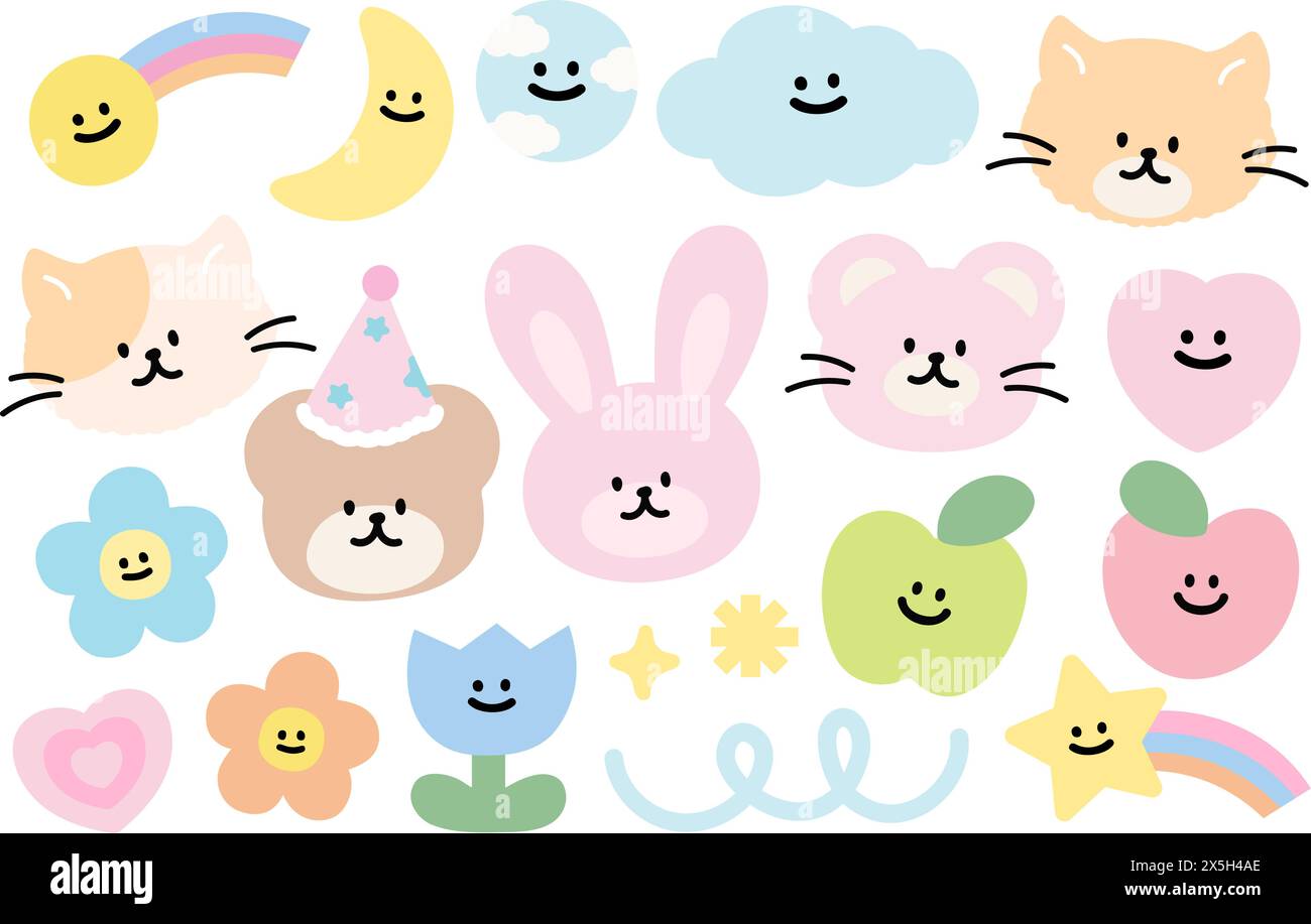 Moon bear illustration Stock Vector Images - Alamy