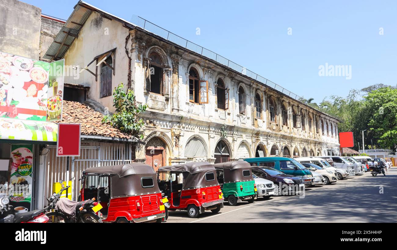 Old Building in Market Place, Kandy, Sri Lanka Stock Photo - Alamy