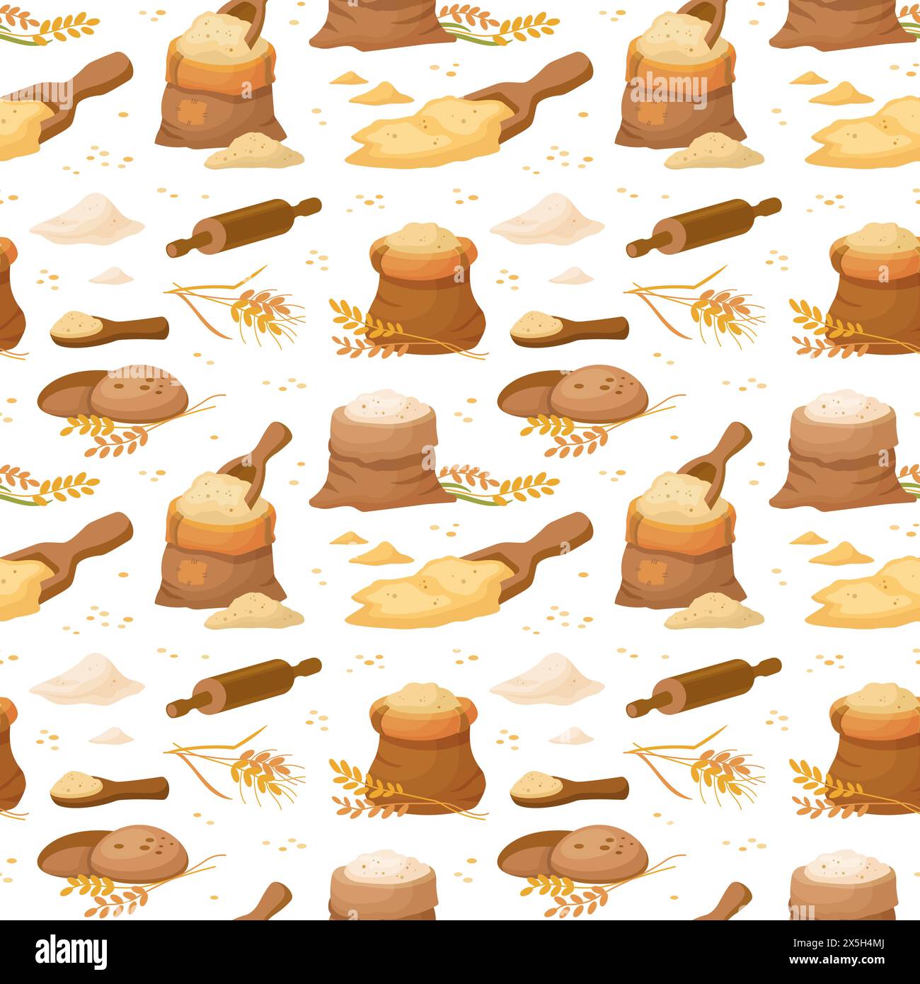 Flour bales Stock Vector Images - Alamy