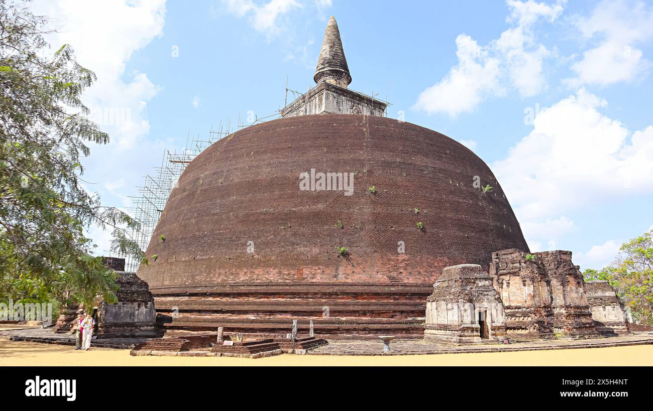 View of Rankoth Vehera, Huge Monument Situated in Polonnaruwa Ancient ...