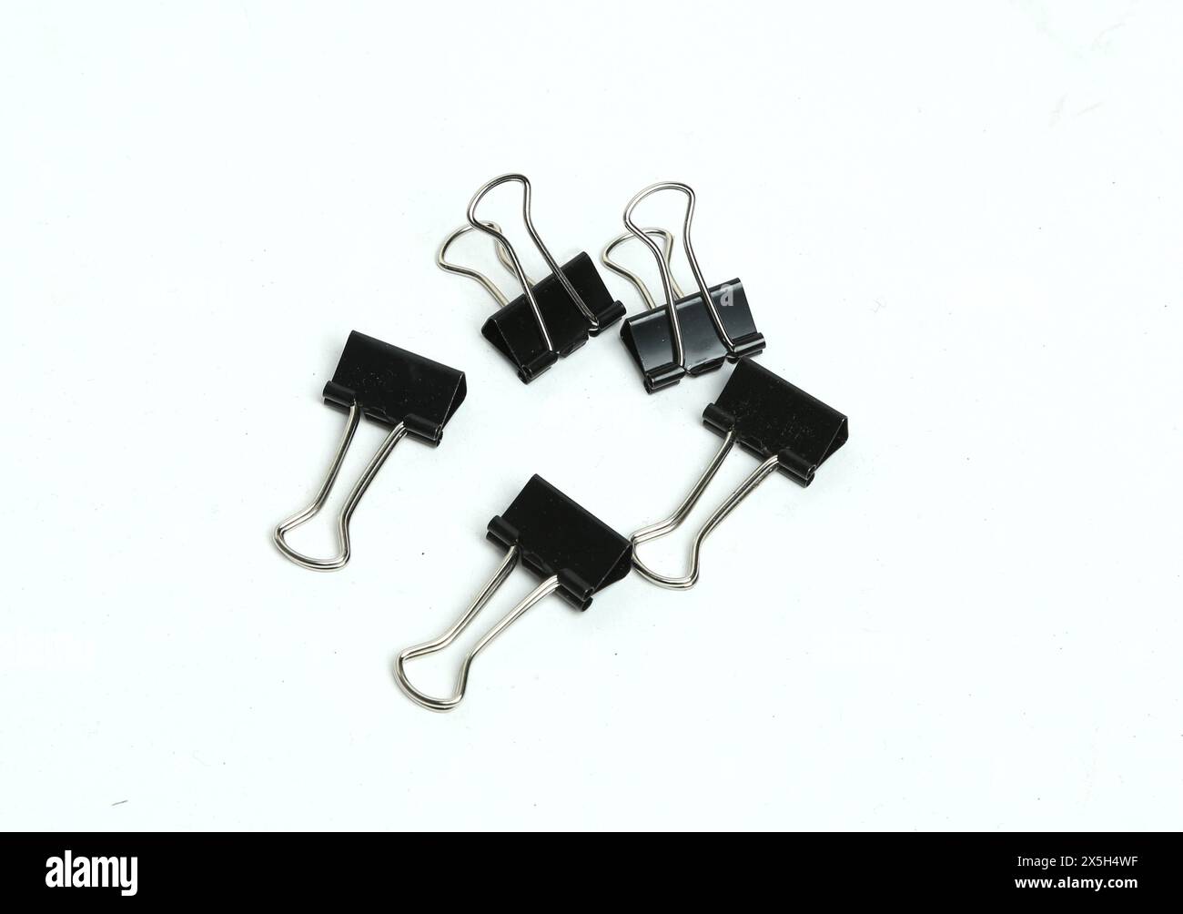 binder clamp isolated on white background Stock Photo - Alamy