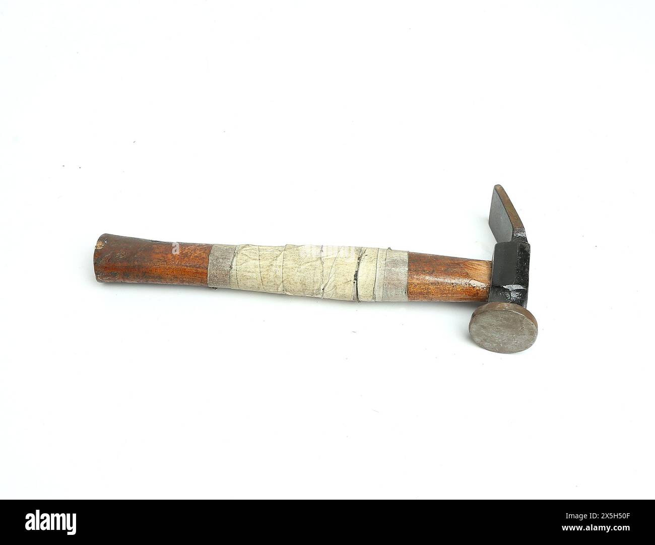 old and used hammer isolated on white background Stock Photo - Alamy