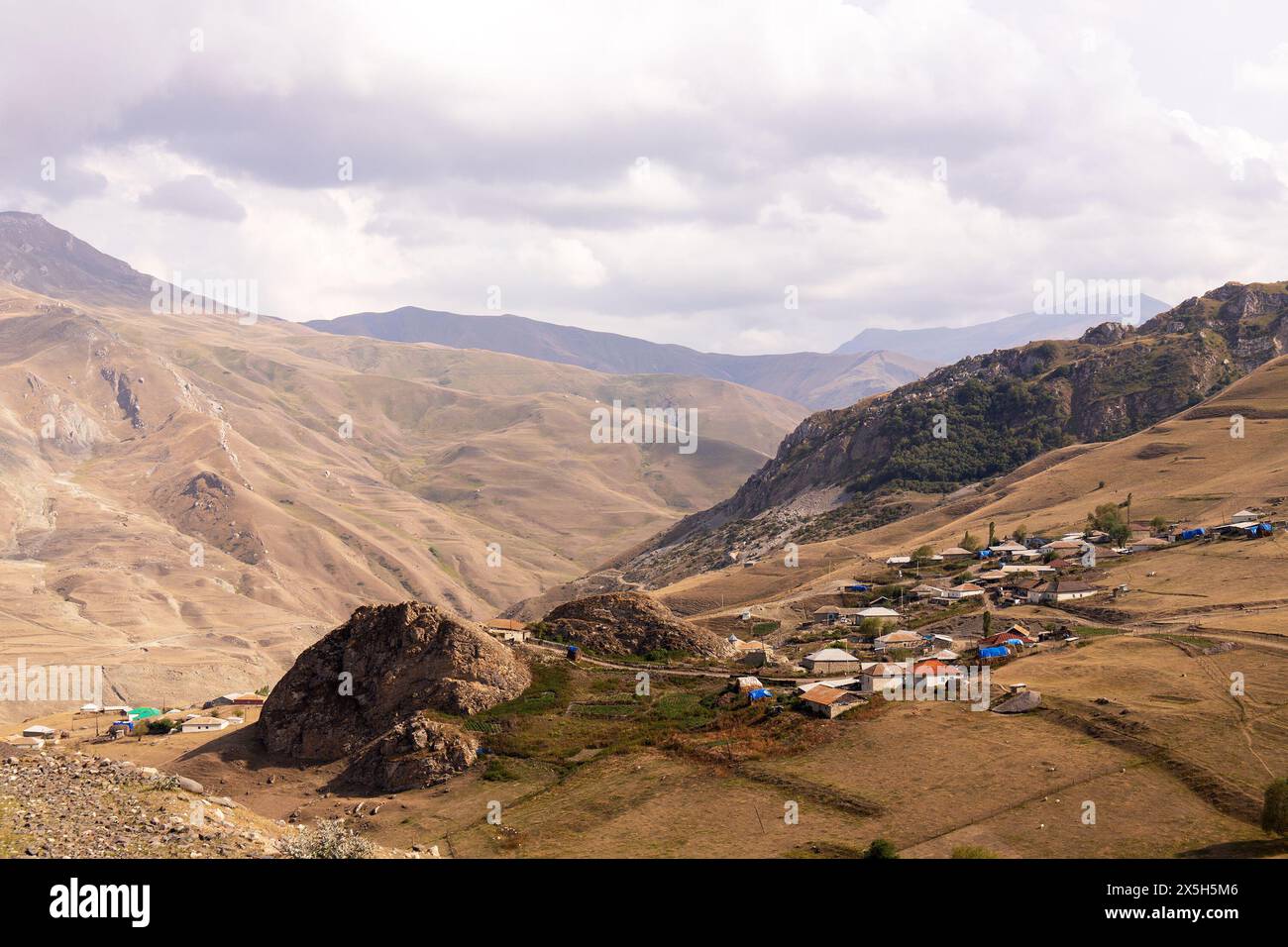 Small village high in the mountains. Jack. Guba region. Azerbaijan ...