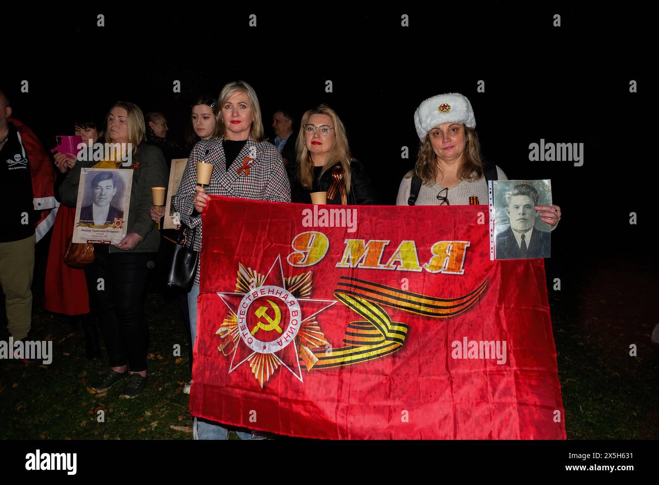 Melbourne, Australia. 09th May, 2024. A group of people commemorating ...