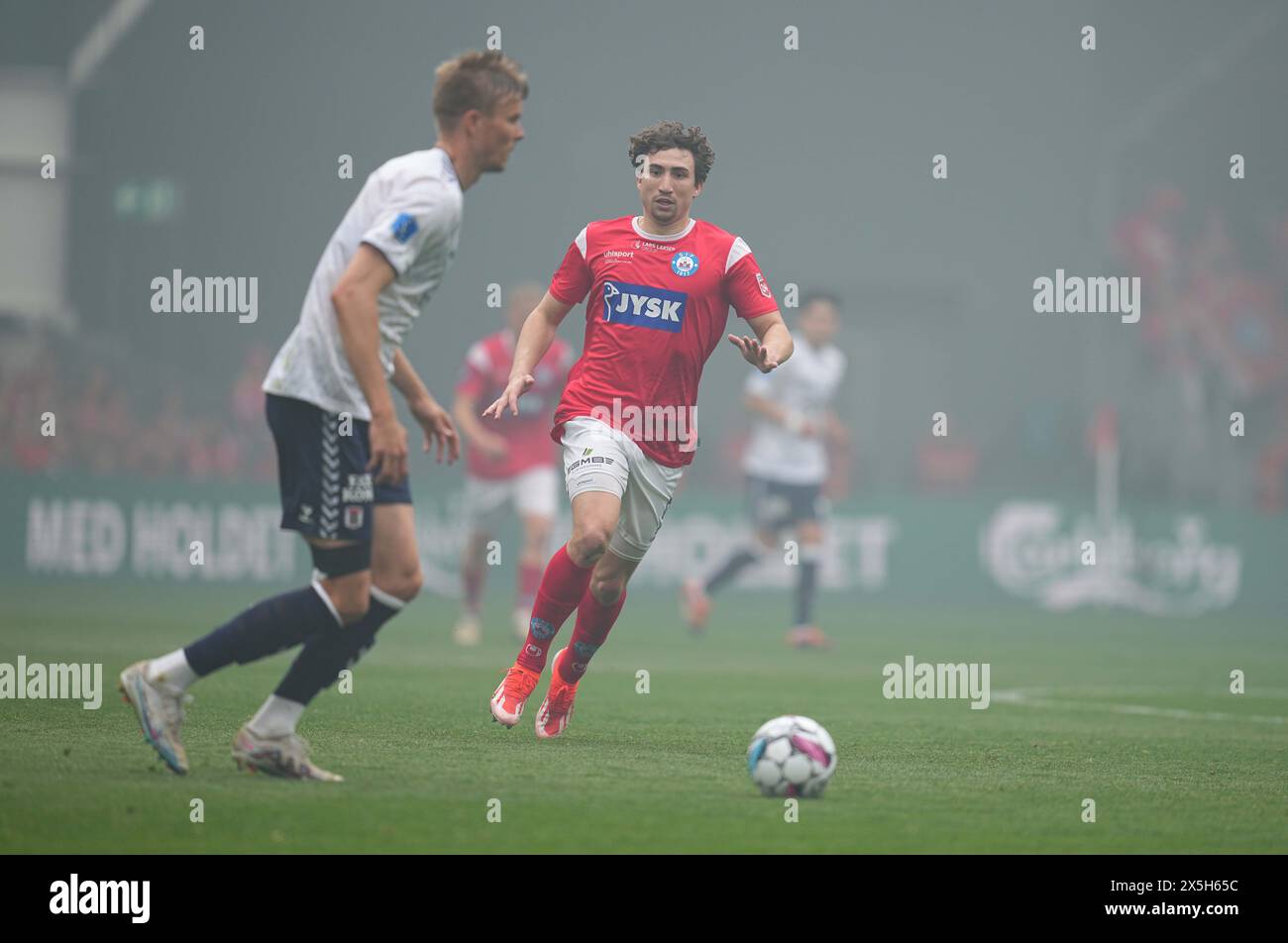 May 09 2024: Alexander Lind (Silkeborg) looks on during the Danish Cup ...