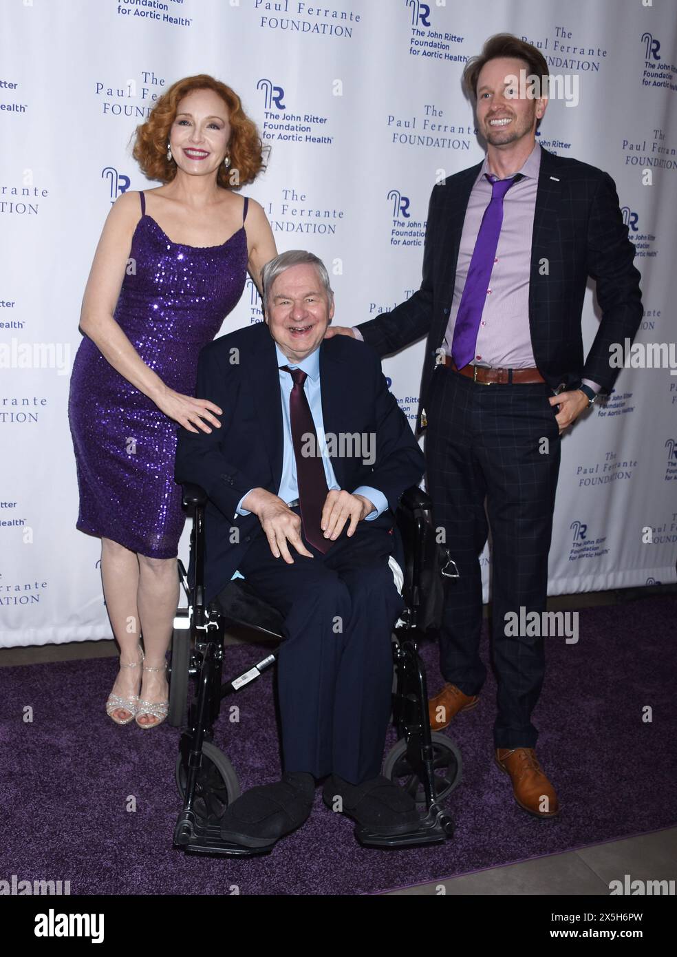 Amy Yasbeck, Tom Ritter and Tyler Ritter arriving to the 2024 John ...