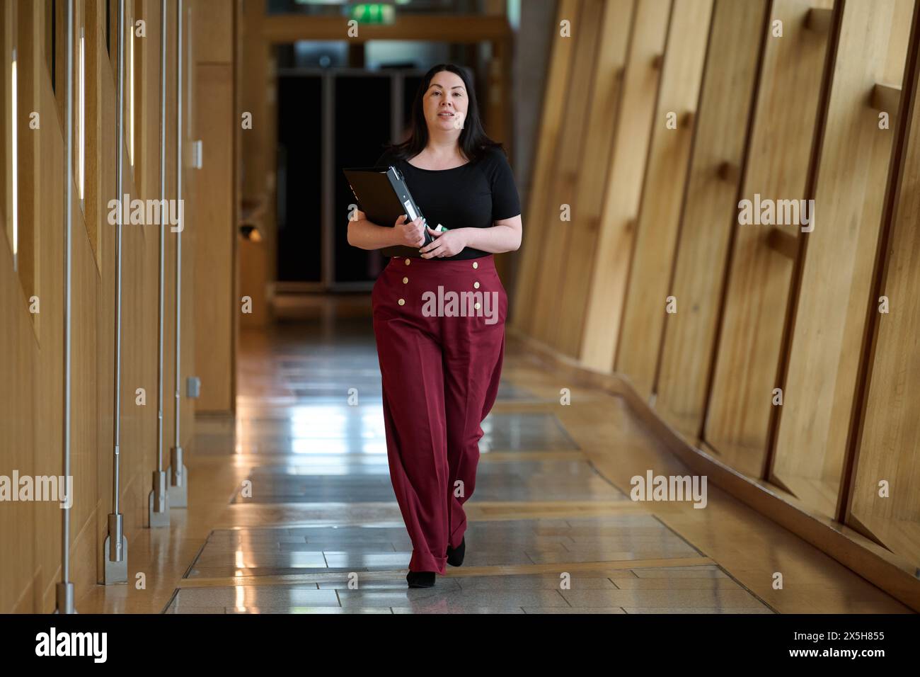 Edinburgh Scotland, UK 09 May 2024. Monica Lennon MSP at the Scottish ...