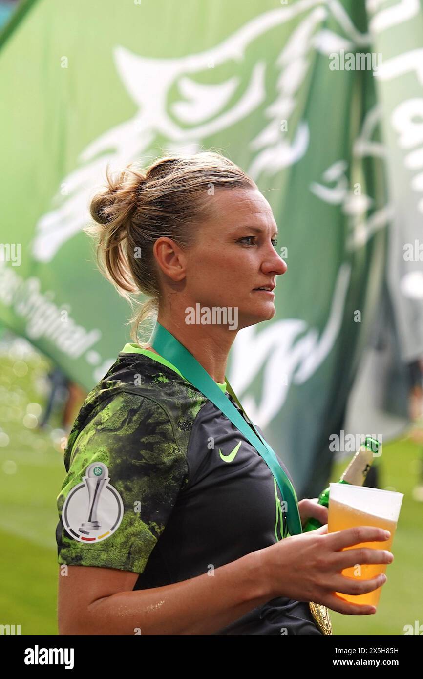 Cologne, Germany, May 9th 2024: Alexandra Popp ( 11 Wolfsburg ...