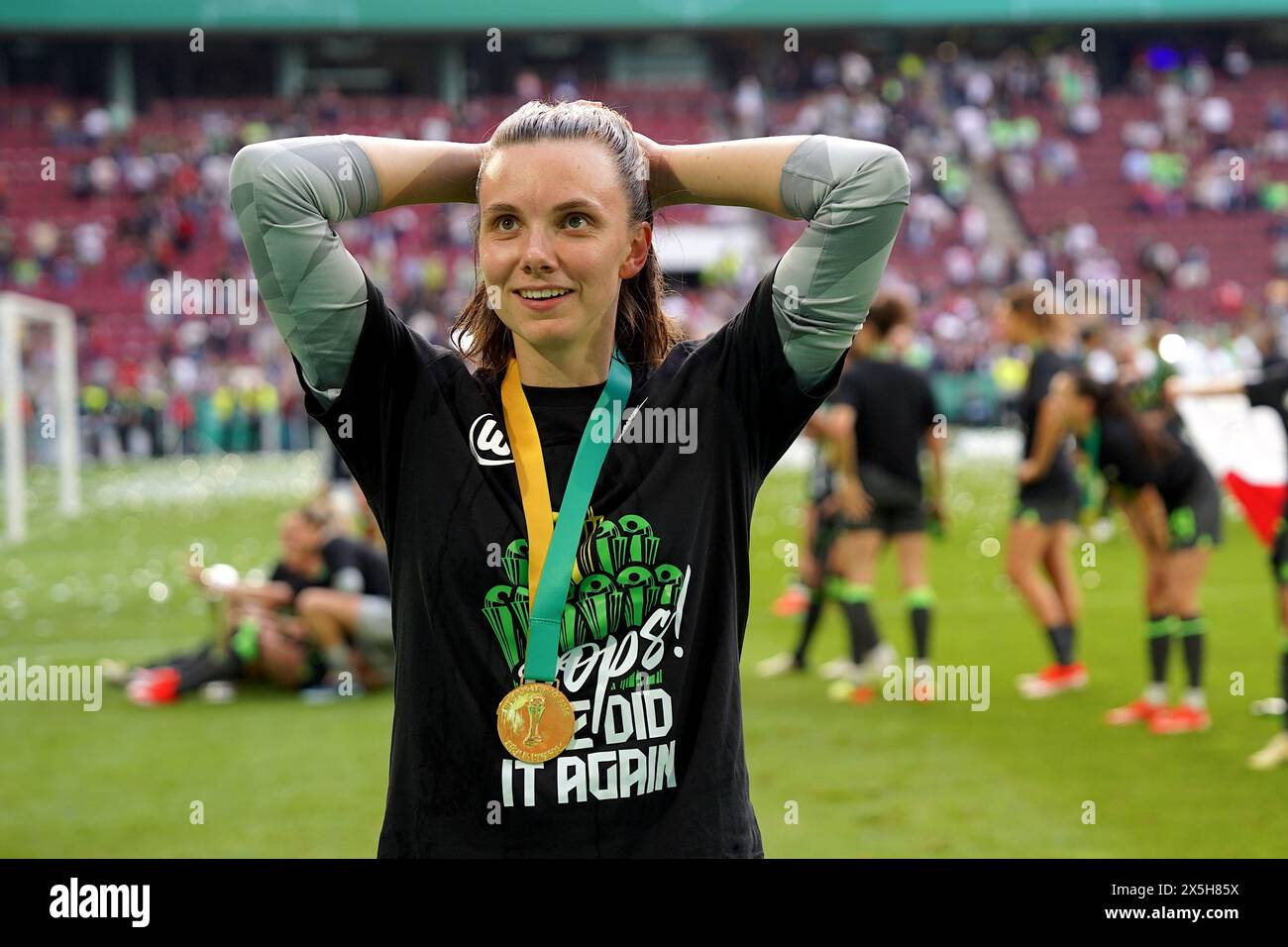Cologne, Germany, May 9th 2024: Anneke Borbe ( 30 Wolfsburg ...