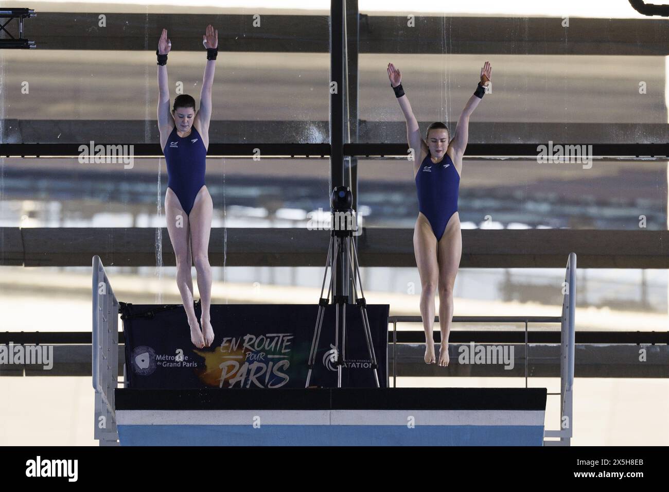 Paris, France, May 9, 2024, Andrea SPENDOLINI-SIREIX and Lois TOULSON ...