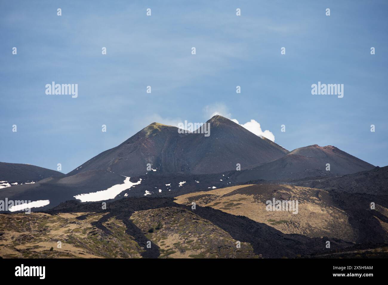 Mount Etna, active volcano on Sicily, April 2024 Stock Photo - Alamy