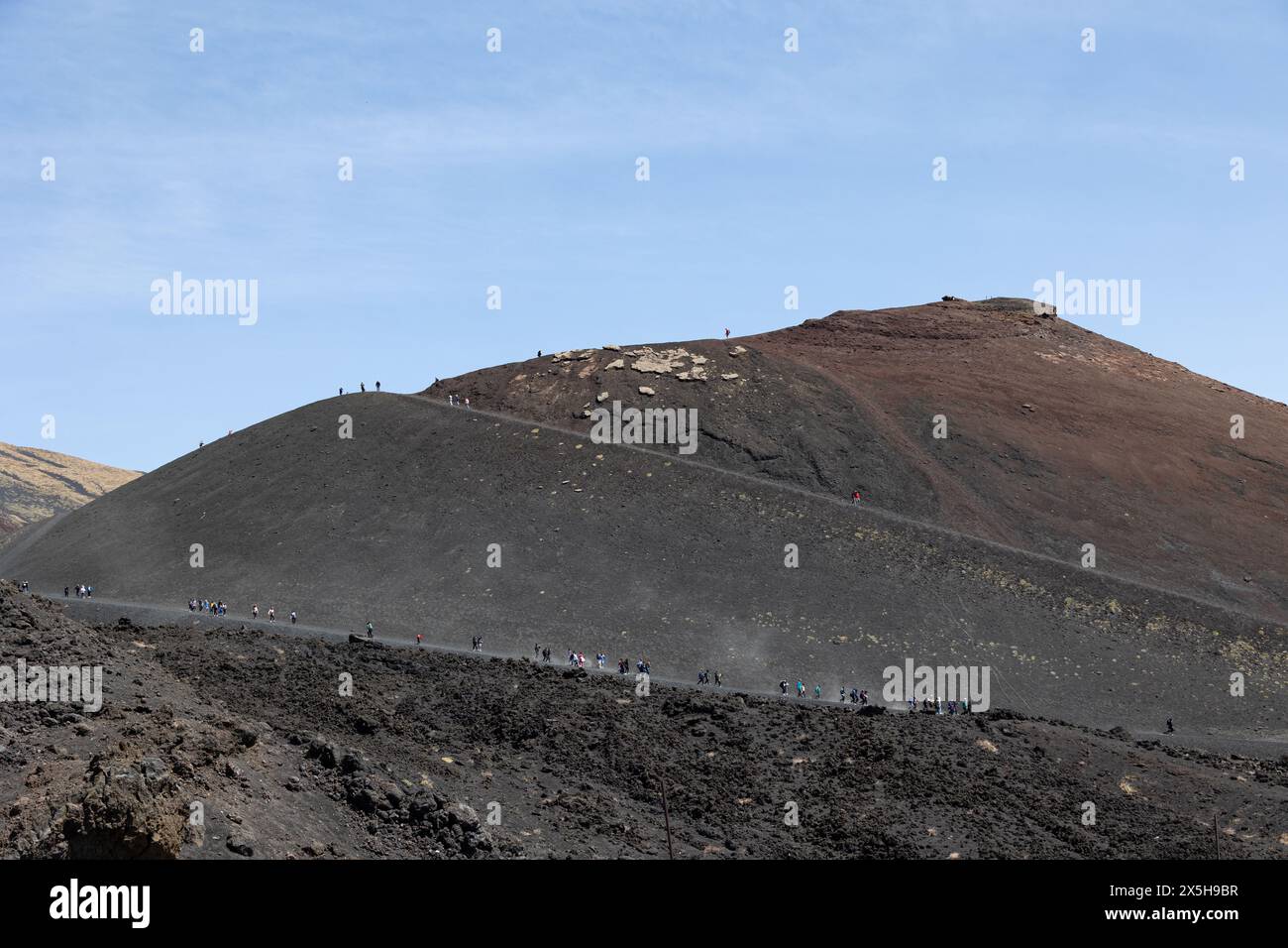 Mount Etna, active volcano on Sicily, April 2024 Stock Photo - Alamy