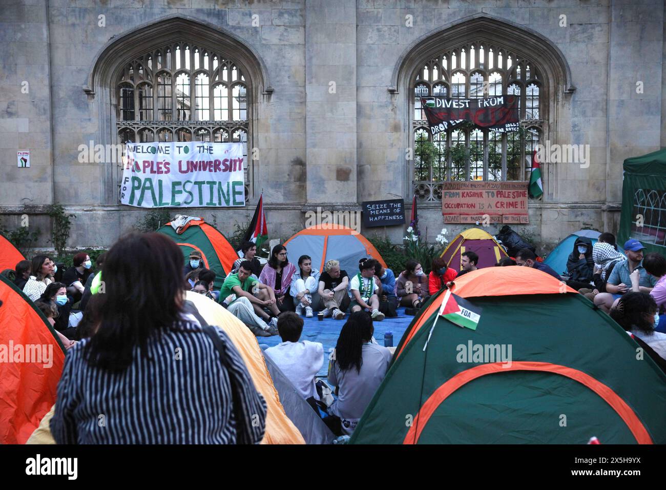 At the end of the day students and their supporters come together in a ...