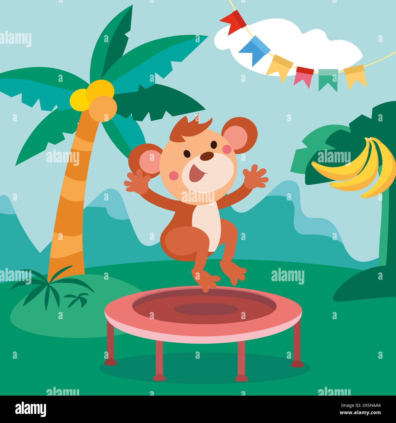 Cartoon background scene hi-res stock photography and images - Alamy