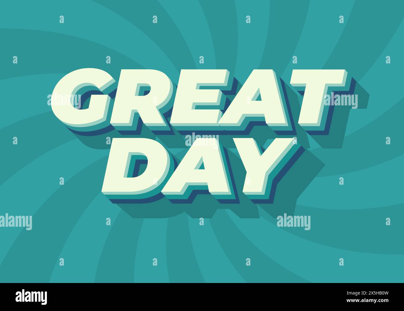 Good day 3d text effect style hi-res stock photography and images - Alamy