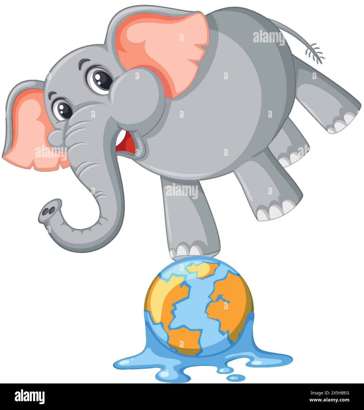 Elephant ears planet Stock Vector Images - Alamy