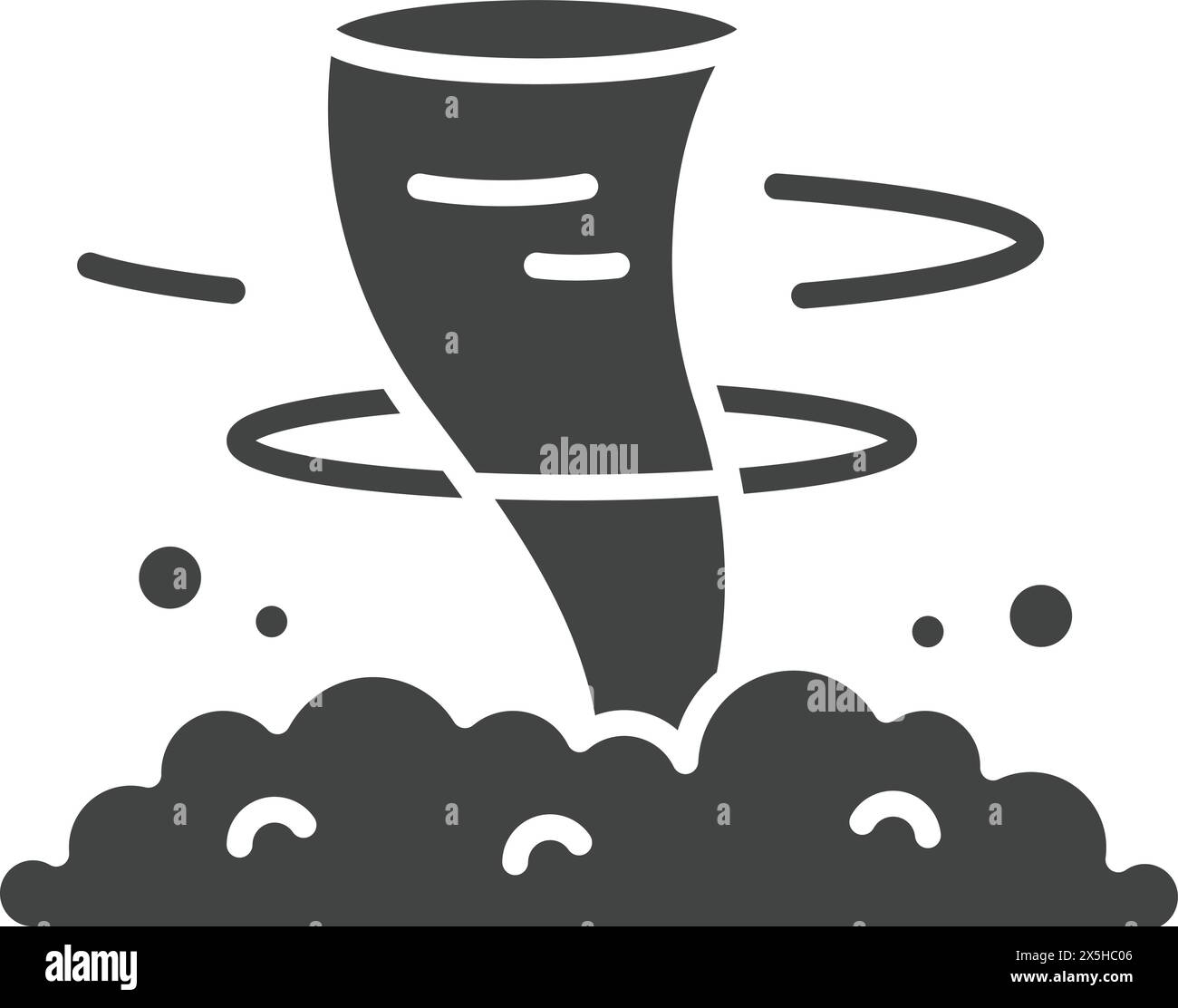 Dust Storm icon vector image. Suitable for mobile application web ...