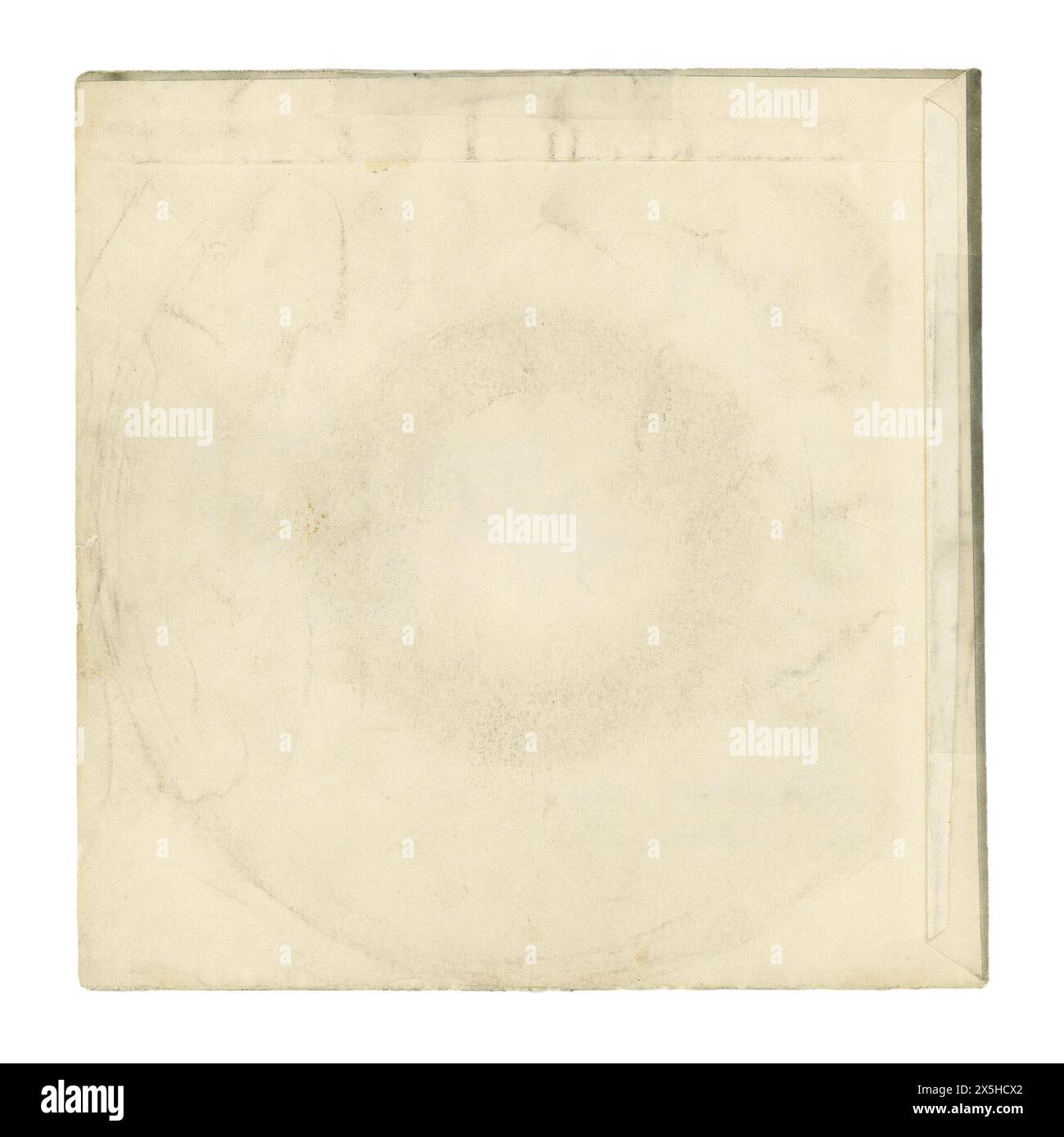 blank vinyl record cover copy space isolated over white background ...