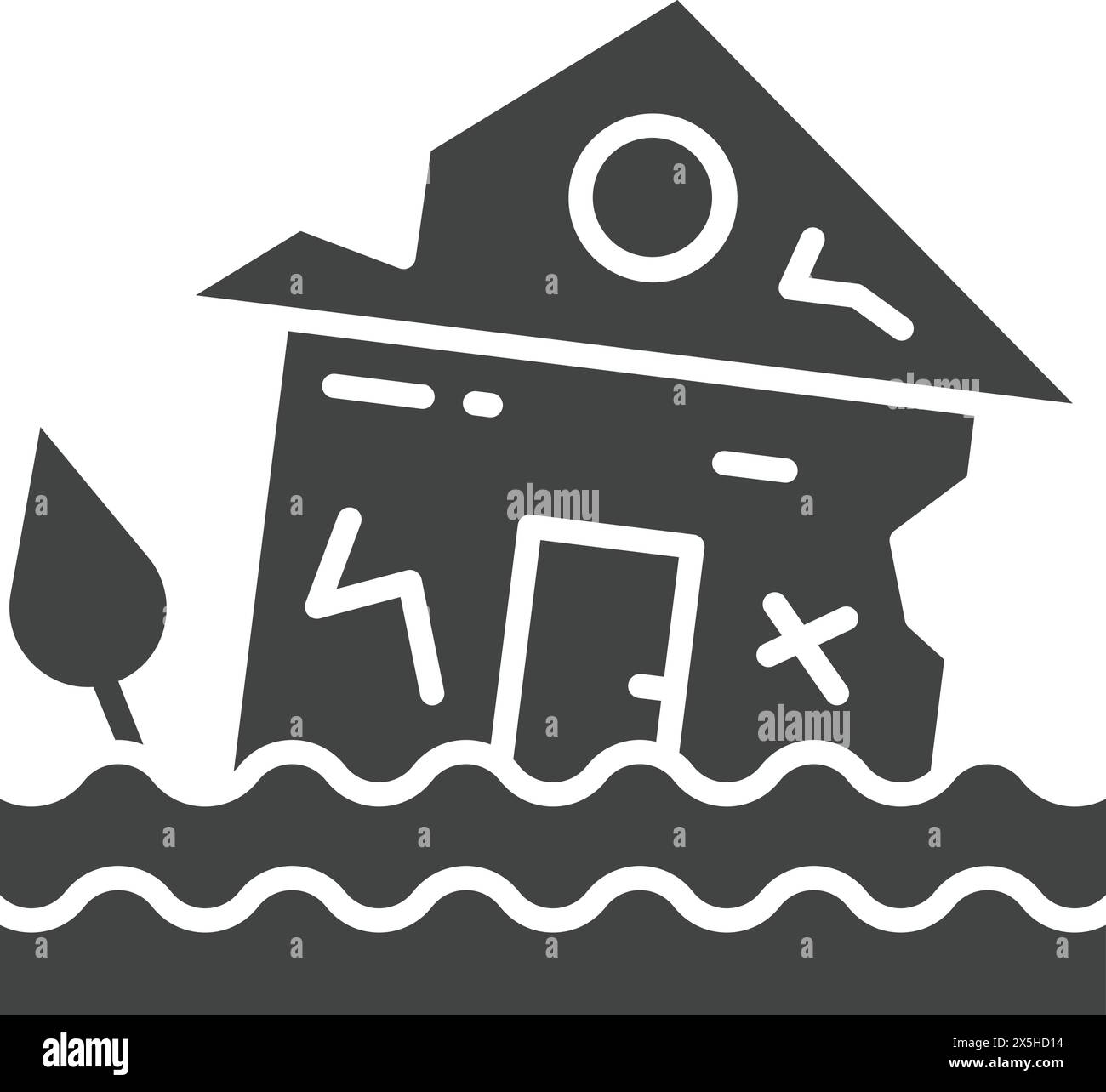 Flood icon vector image. Suitable for mobile application web application and print media Stock ...