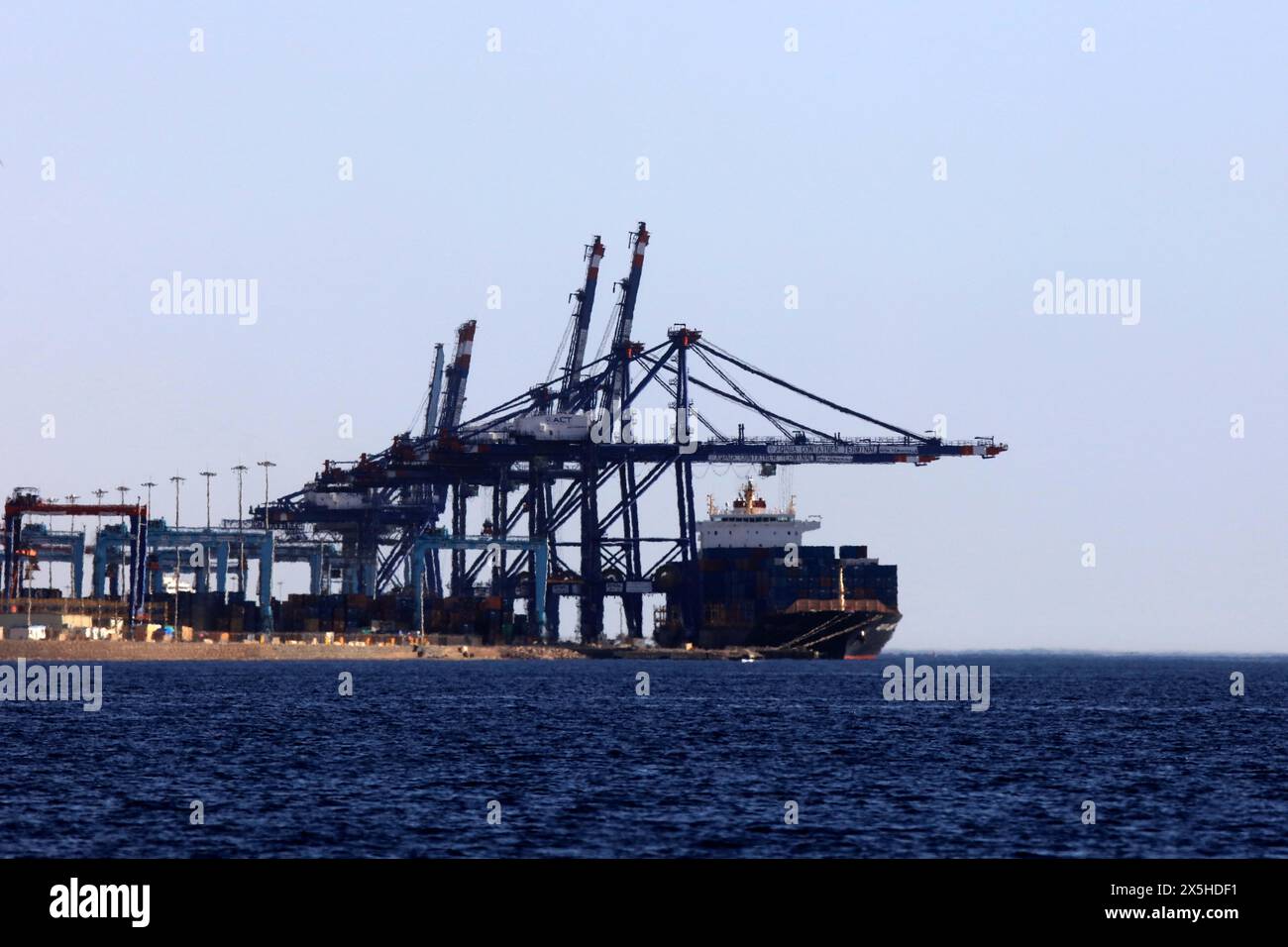 Aqaba. 9th May, 2024. This photo taken on May 9, 2024 shows a view of ...