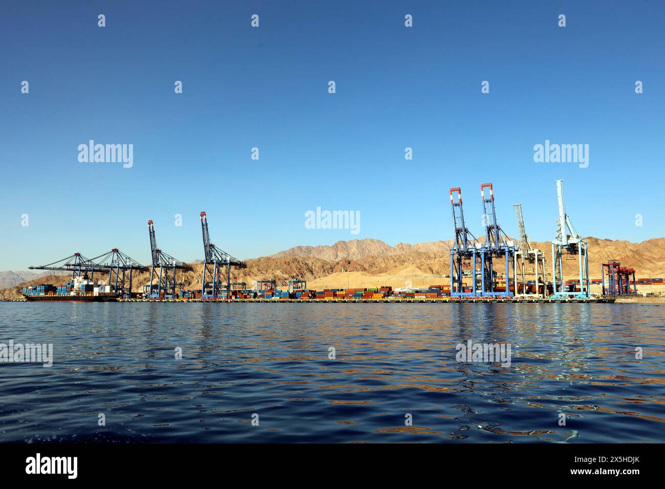 Aqaba. 9th May, 2024. This photo taken on May 9, 2024 shows a view of ...